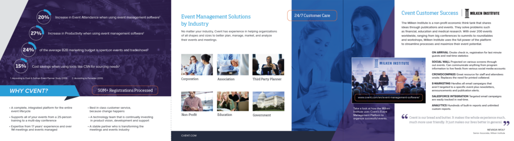 Cvent Product Brochure - Torin D. Kropp